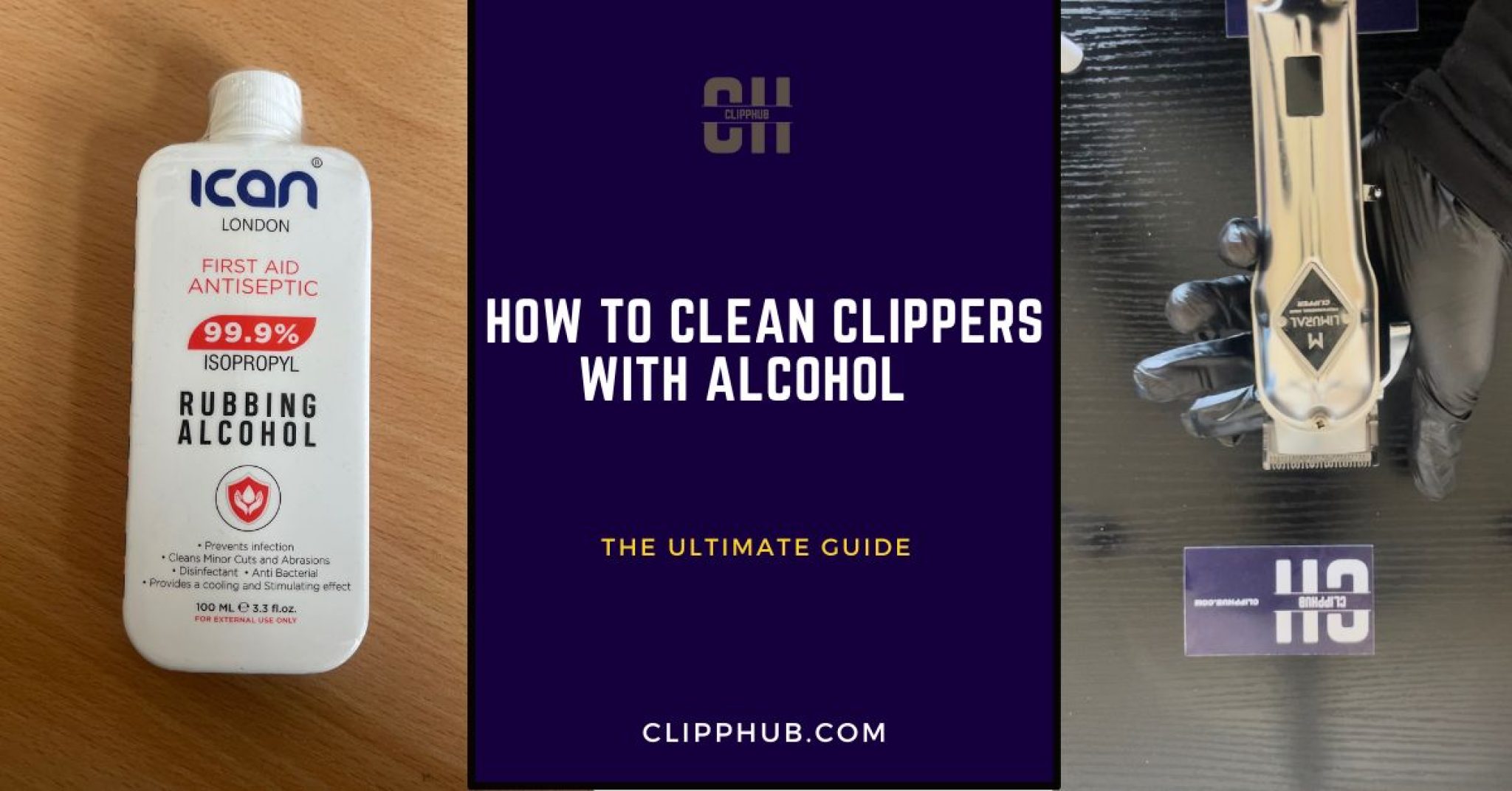 Clean Clippers With Alcohol - (Don't Gamble Your Health)